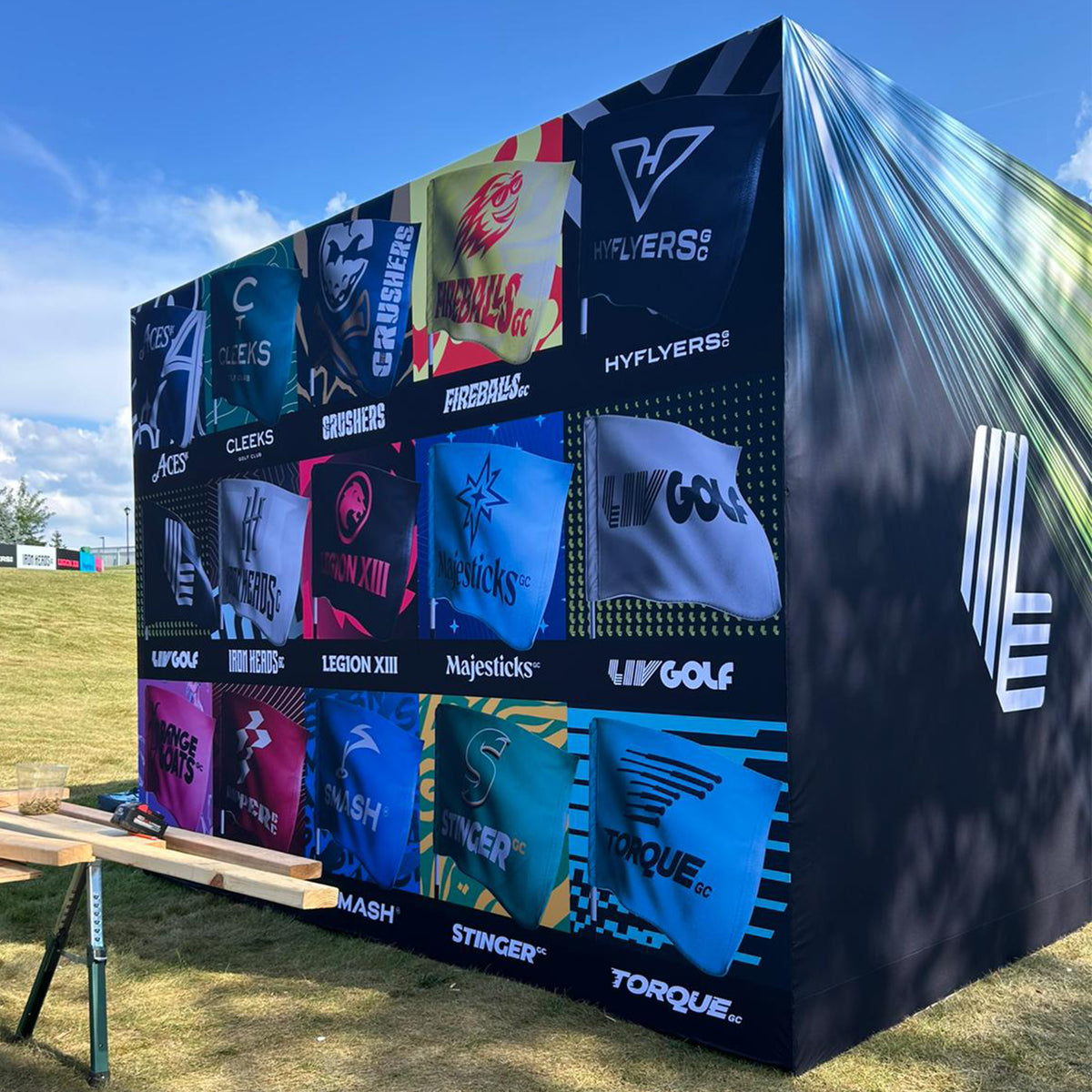 Portable Chipping Game for Events, Custom Interactive Display & Brand