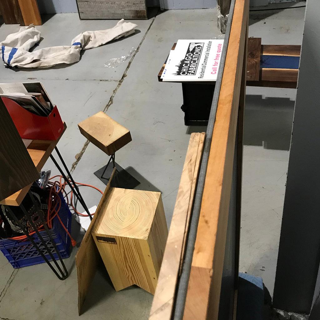 Live Edge Wood Wall Mirror | Chicago Fabrications, IL