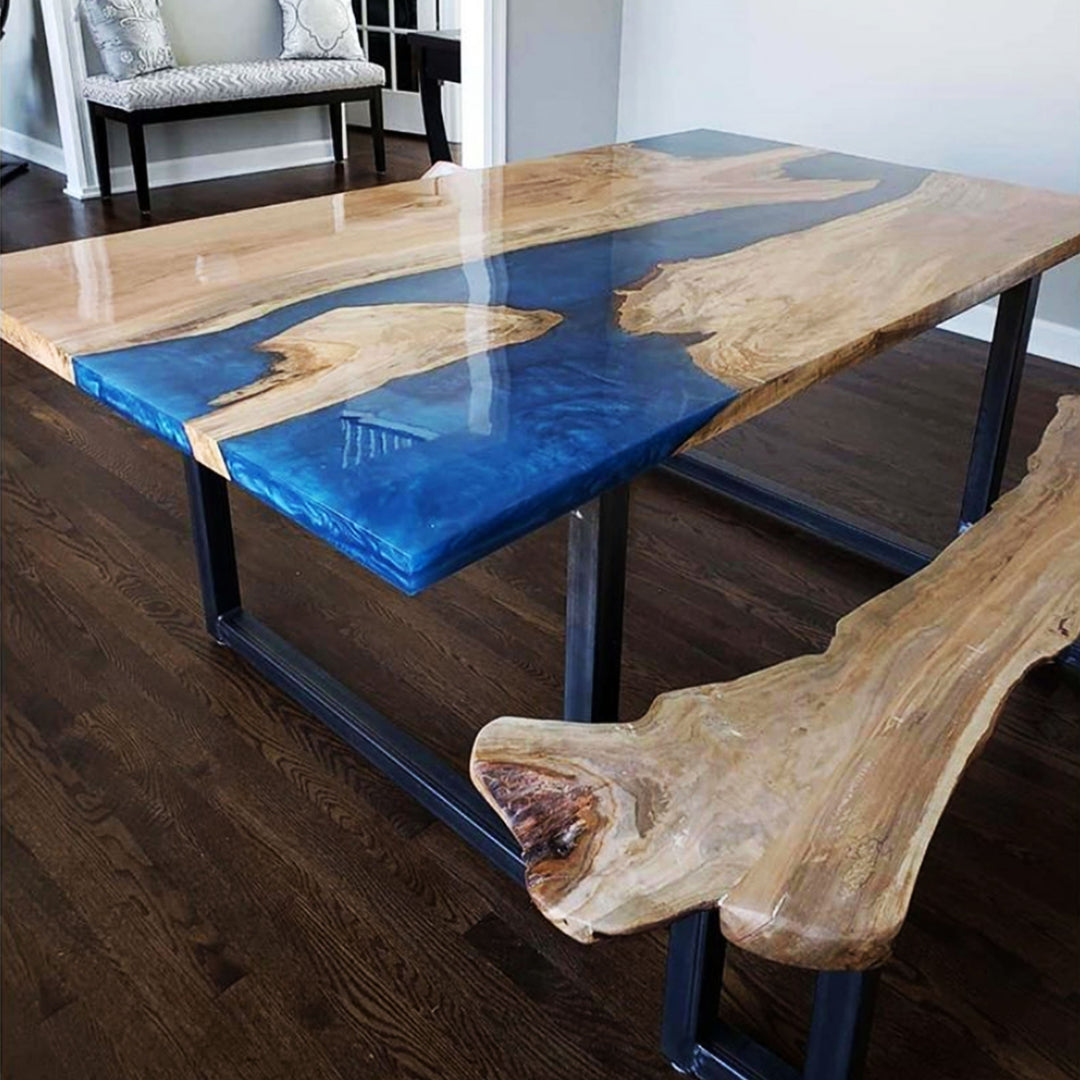 Spalted Oak River Table | Chicago Fabrications, IL